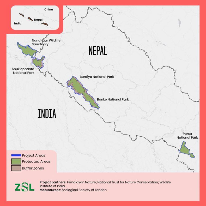 Supporting trans-boundary tiger recovery in India and Nepal – Phase III ...